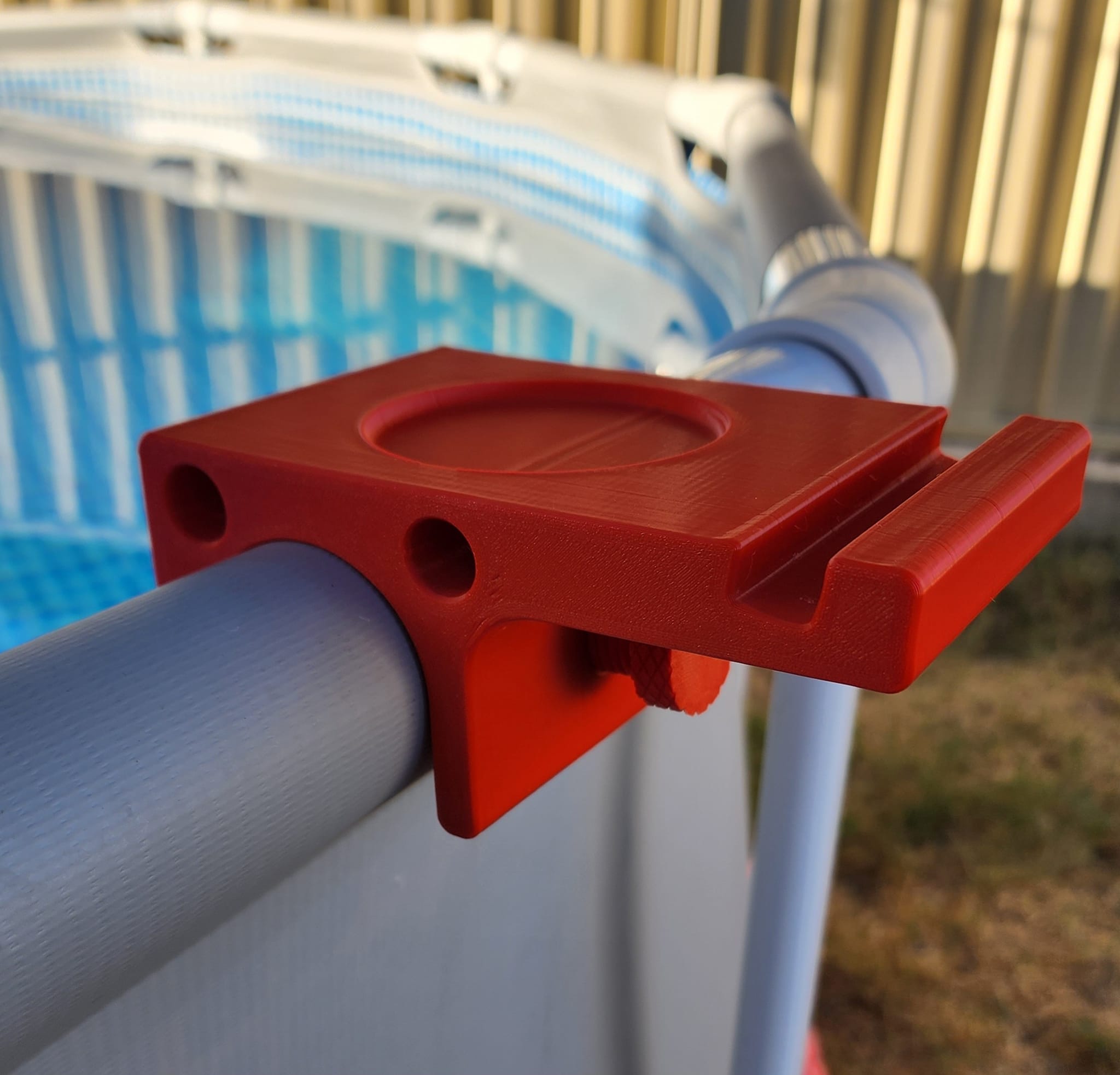 Intex Pool Drink/Phone Mount by 3DKIDD | Download free STL model ...