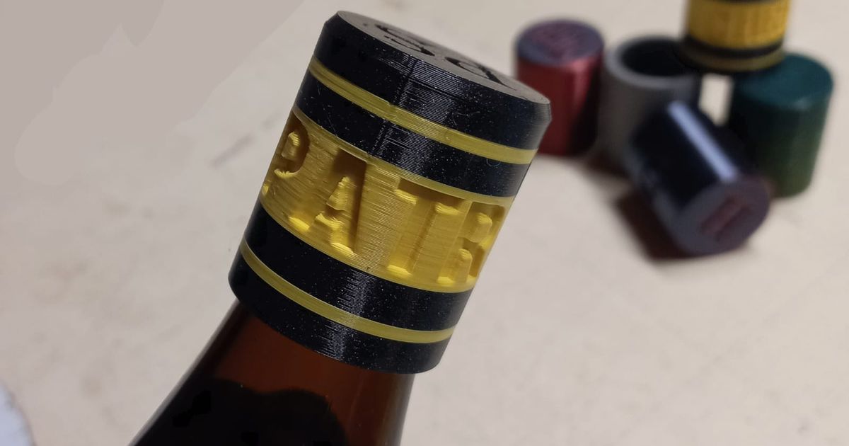 Bottle Cap (beer, bottles,...) by Hans | Download free STL model ...