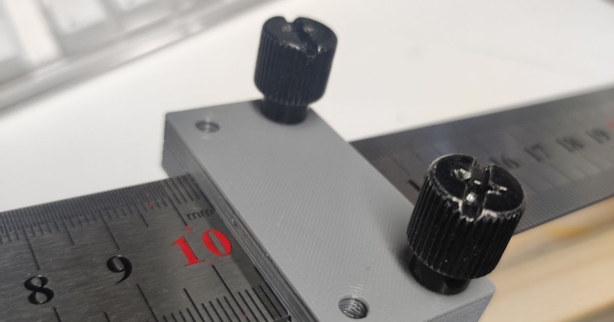 Ruler lock guide by 3dimppa | Download free STL model | Printables.com