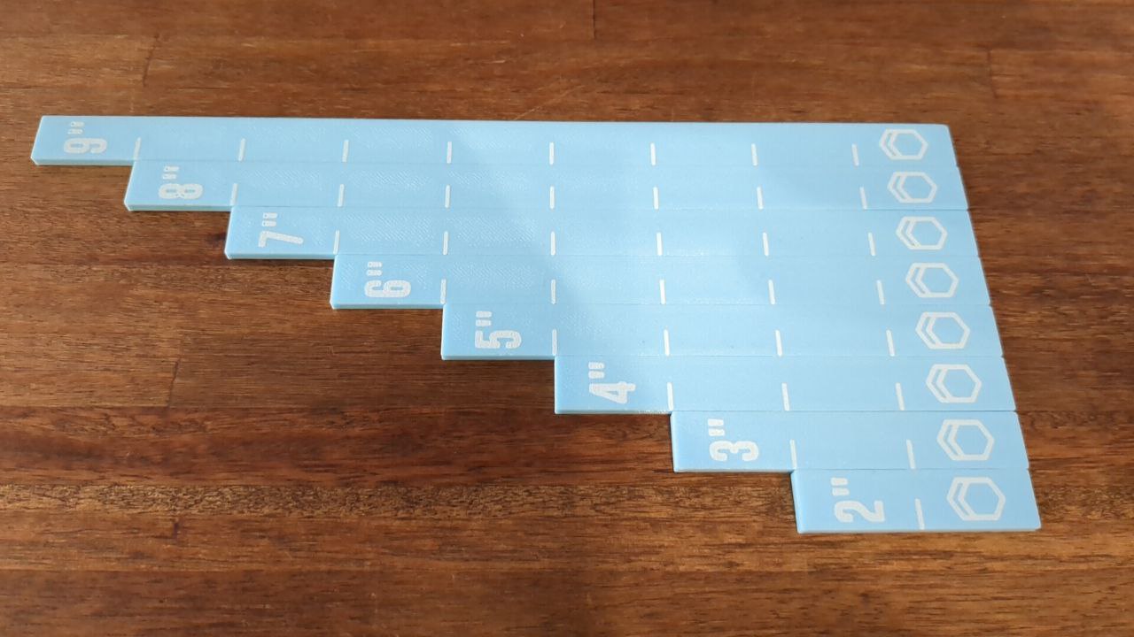 Measuring Sticks for Wargames & Miniature Games by Ele Morelli ...