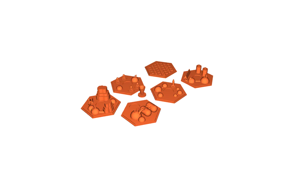 Catan Mars Mod by HungryCat | Download free STL model | Printables.com