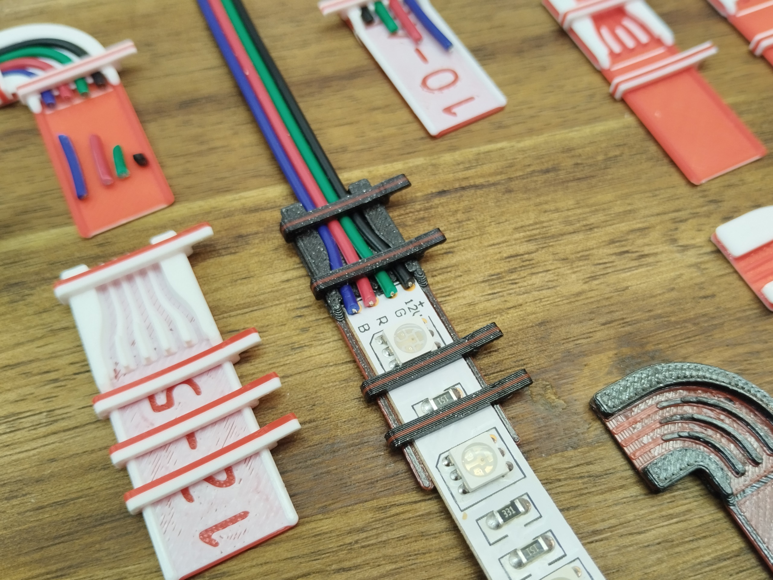 LED strip Soldering jigs by AMT | Download free STL model | Printables.com