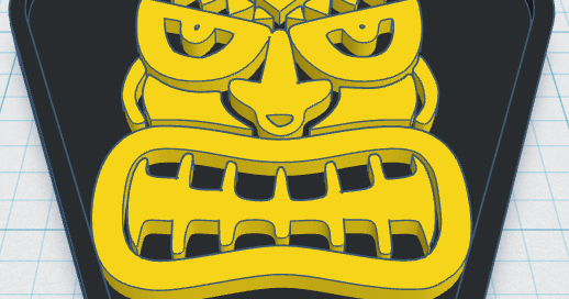 Tiki Keytag 96 by Peter Ennist | Download free STL model | Printables.com