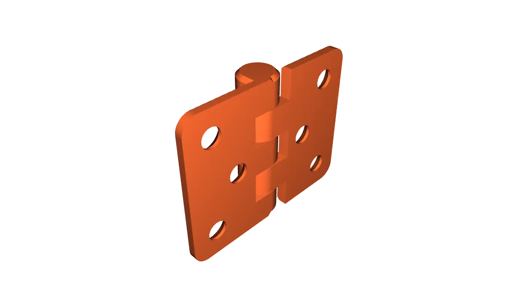 Tiny print in place hinge by Tom_Designs | Download free STL model ...