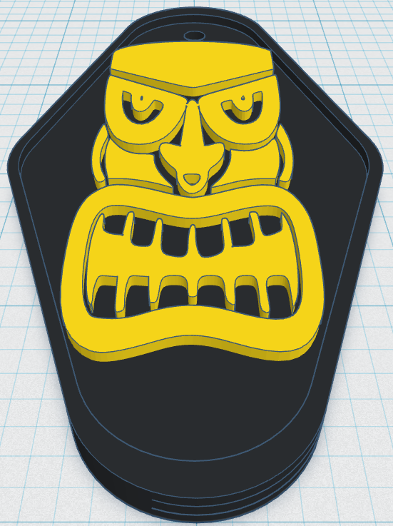 Tiki Keytag 99 by Peter Ennist | Download free STL model | Printables.com