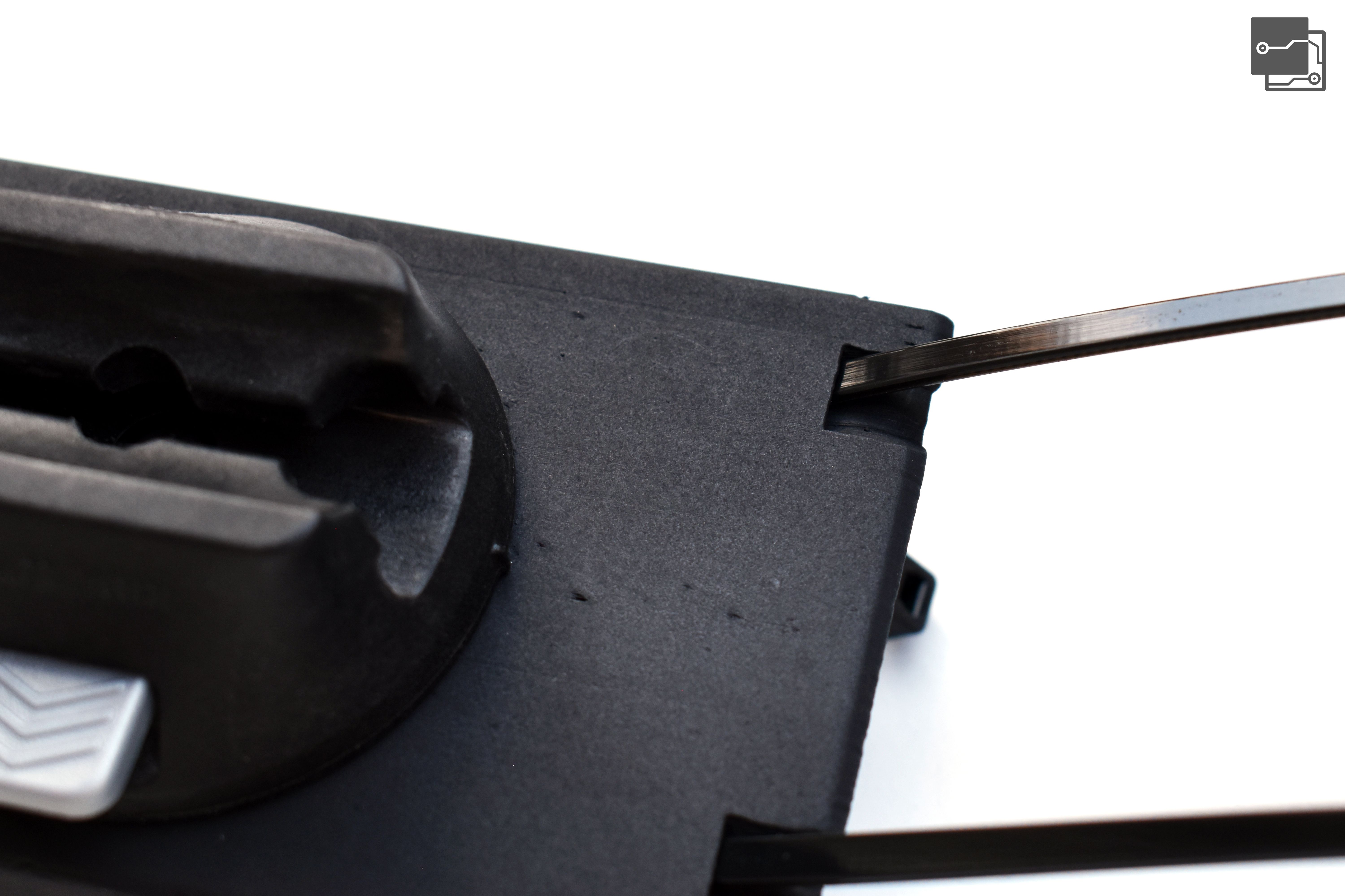 Kryptonite lock adapter for bicycle rack by Open Hardware Designs ...