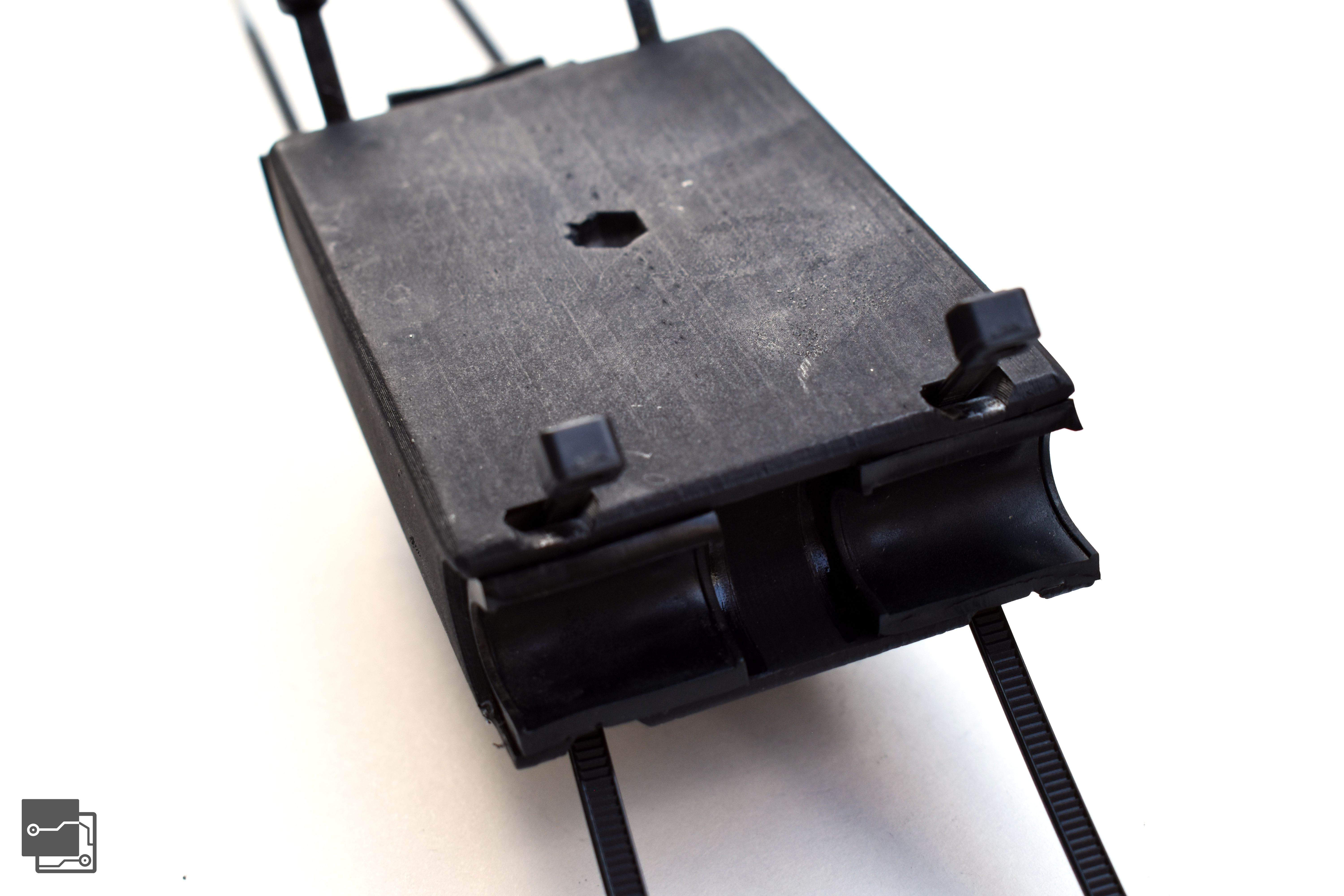 Kryptonite lock adapter for bicycle rack by Open Hardware Designs ...