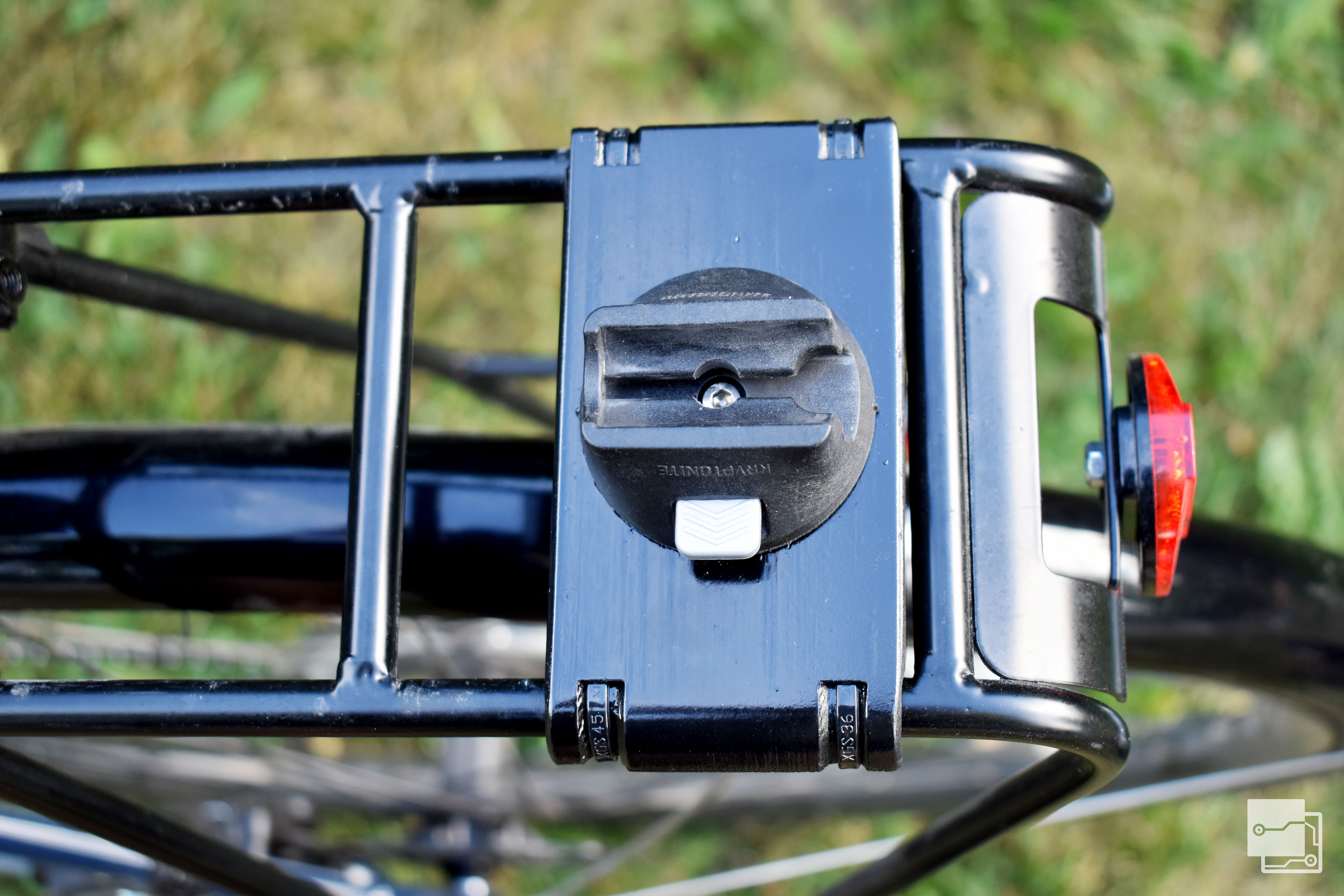 Kryptonite lock adapter for bicycle rack by Open Hardware Designs ...