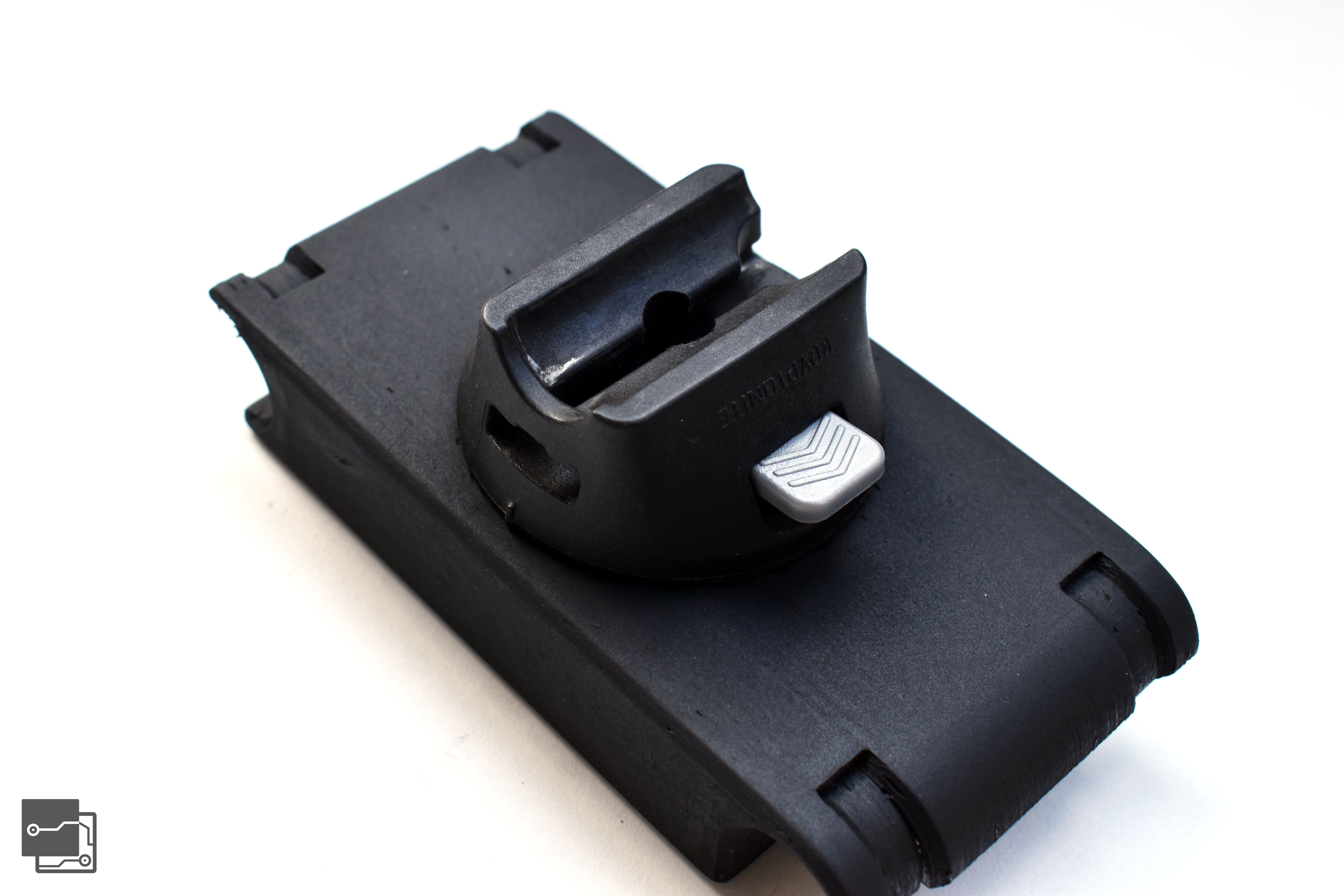 Kryptonite lock adapter for bicycle rack by Open Hardware Designs ...