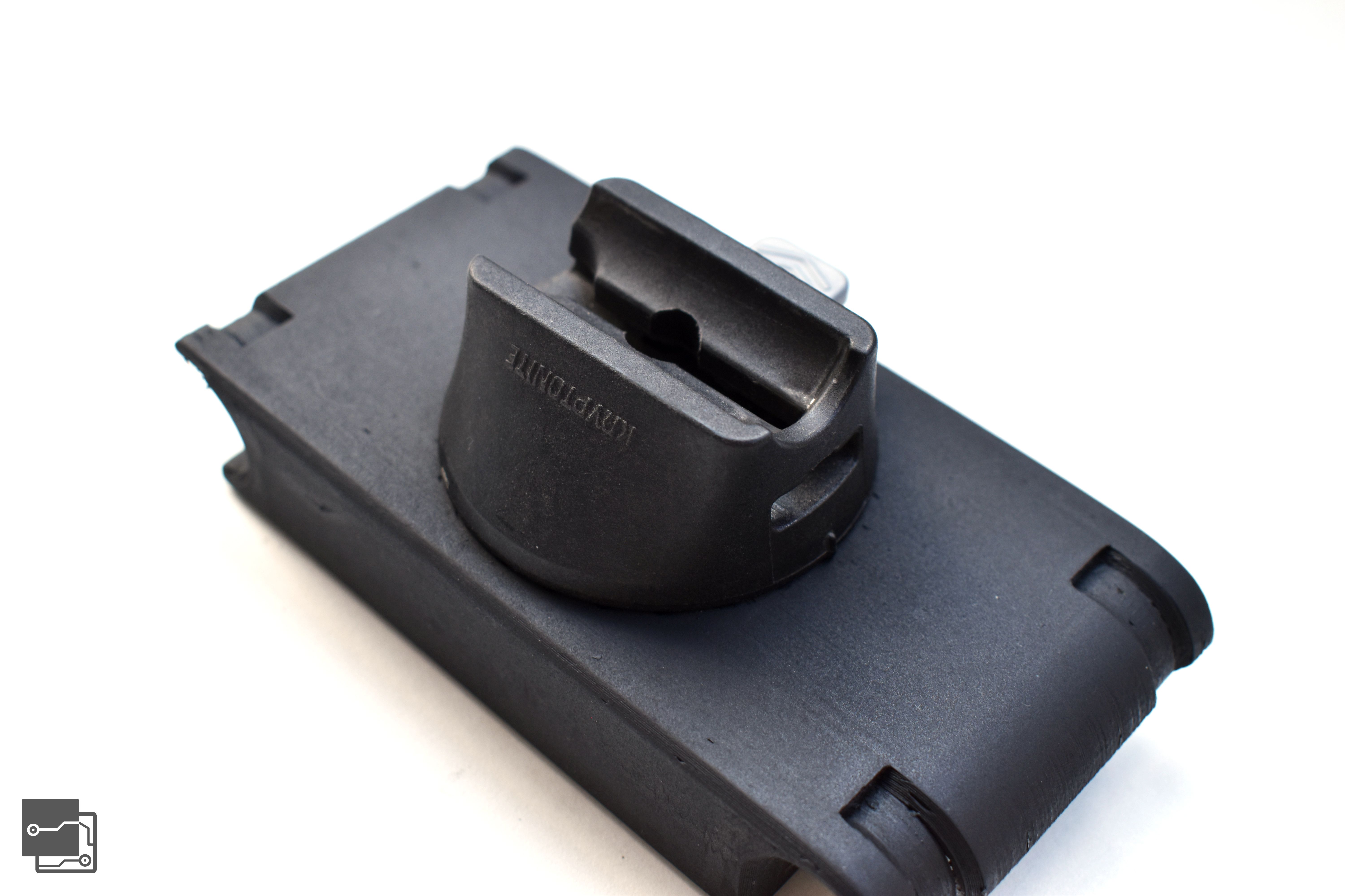 Kryptonite lock adapter for bicycle rack by Open Hardware Designs ...