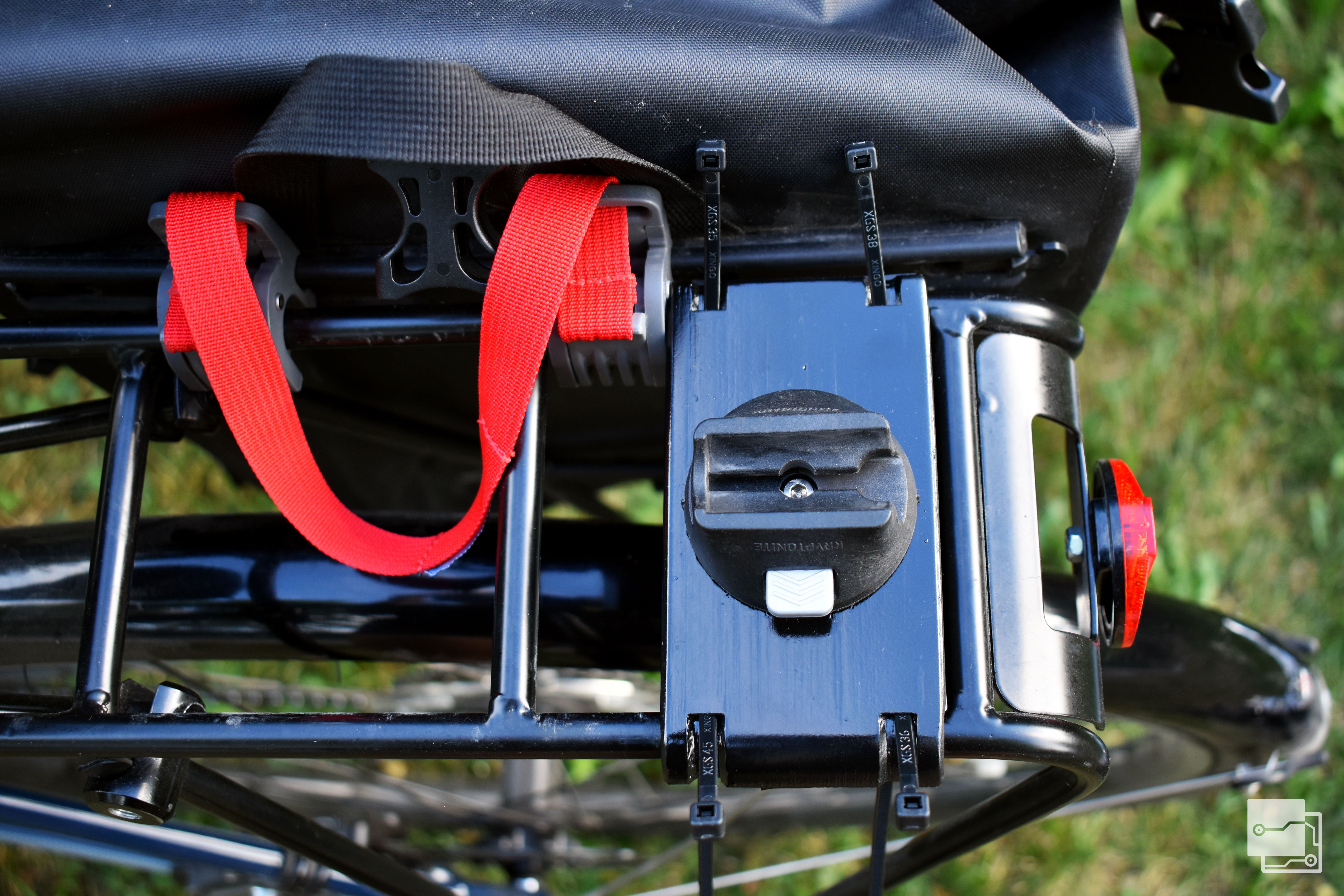 Kryptonite lock adapter for bicycle rack by Open Hardware Designs ...