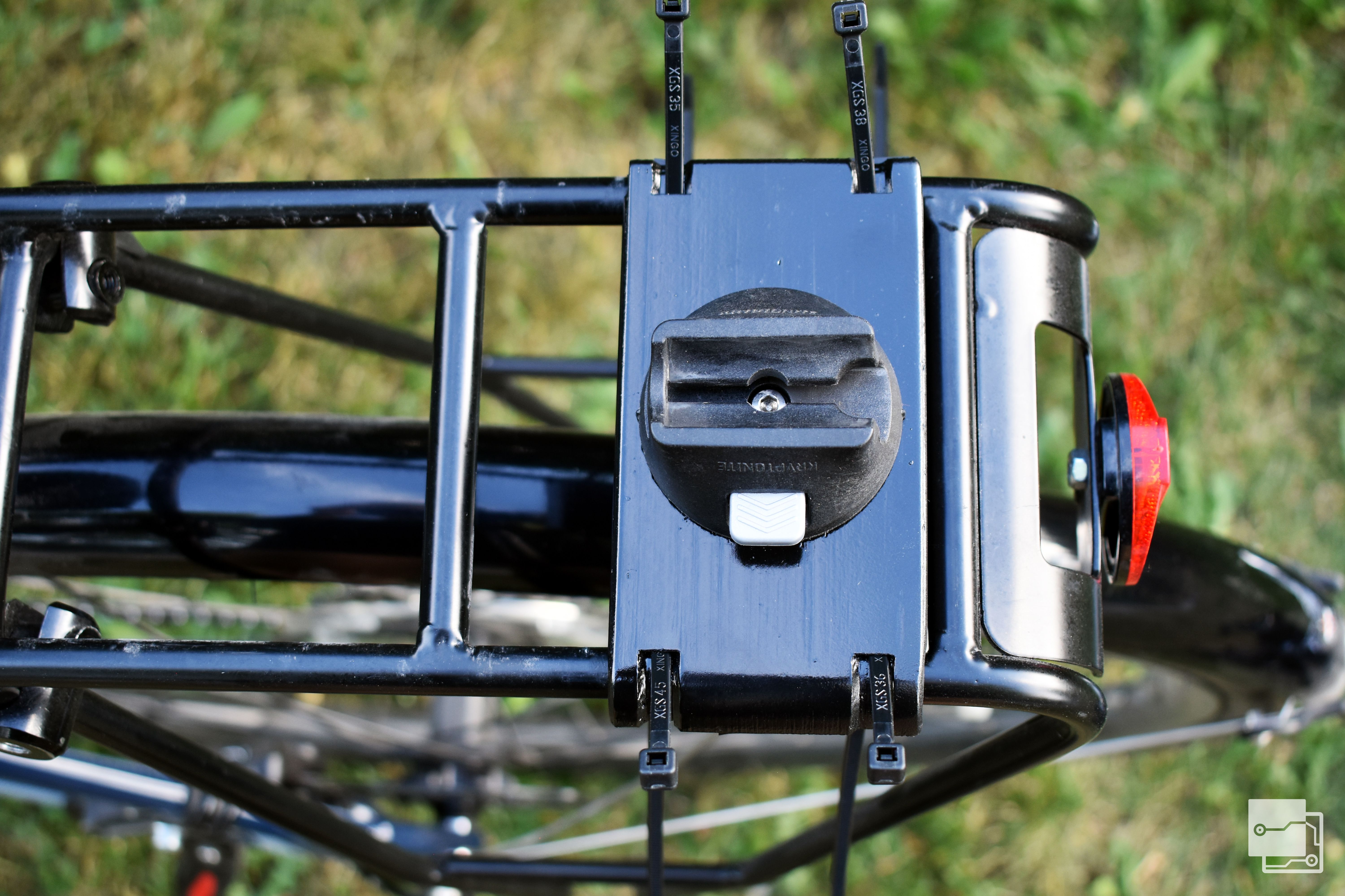 Kryptonite lock adapter for bicycle rack by Open Hardware Designs ...