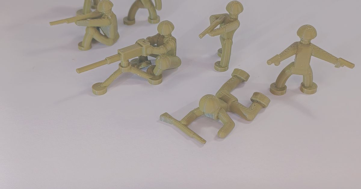 Miniature Army Men 2 by alo89 | Download free STL model | Printables.com