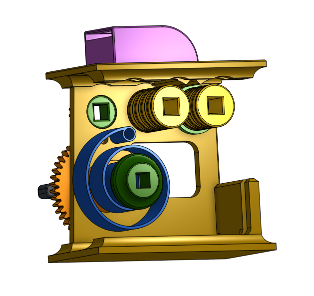 Overly Complicated Stamp Dispenser by kaje | Download free STL model ...