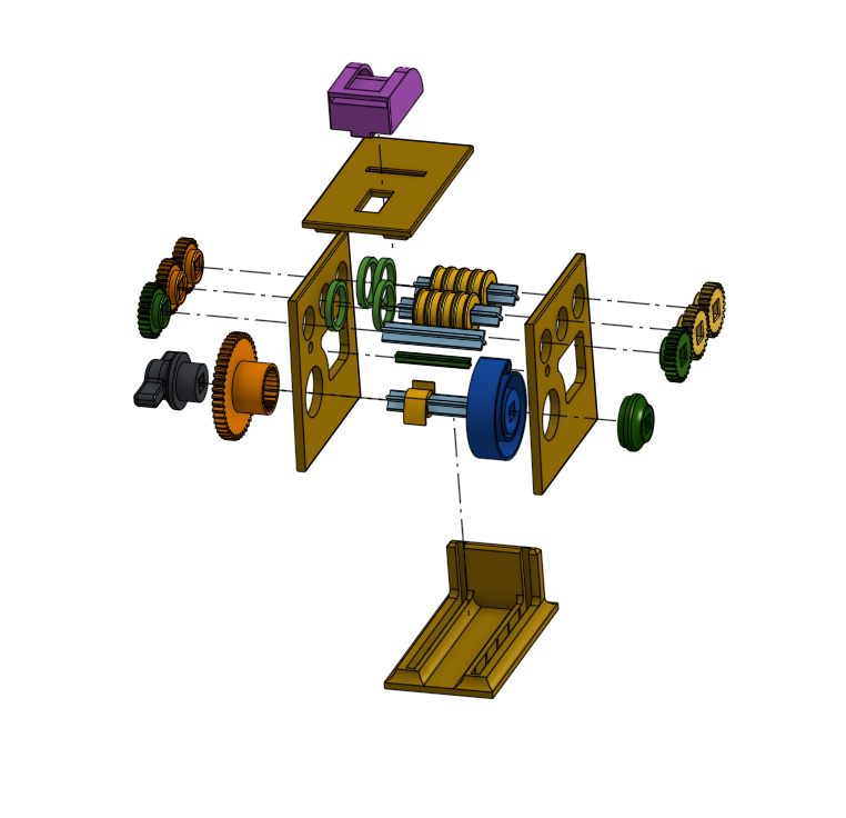 Overly Complicated Stamp Dispenser by kaje | Download free STL model ...