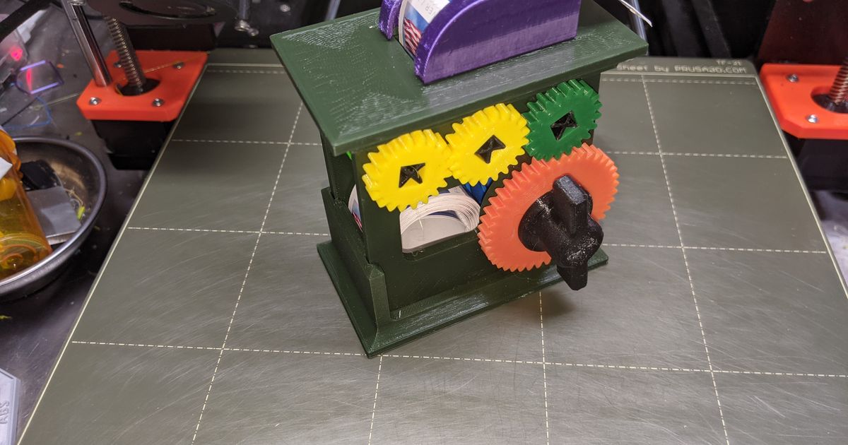 Overly Complicated Stamp Dispenser by kaje | Download free STL model ...