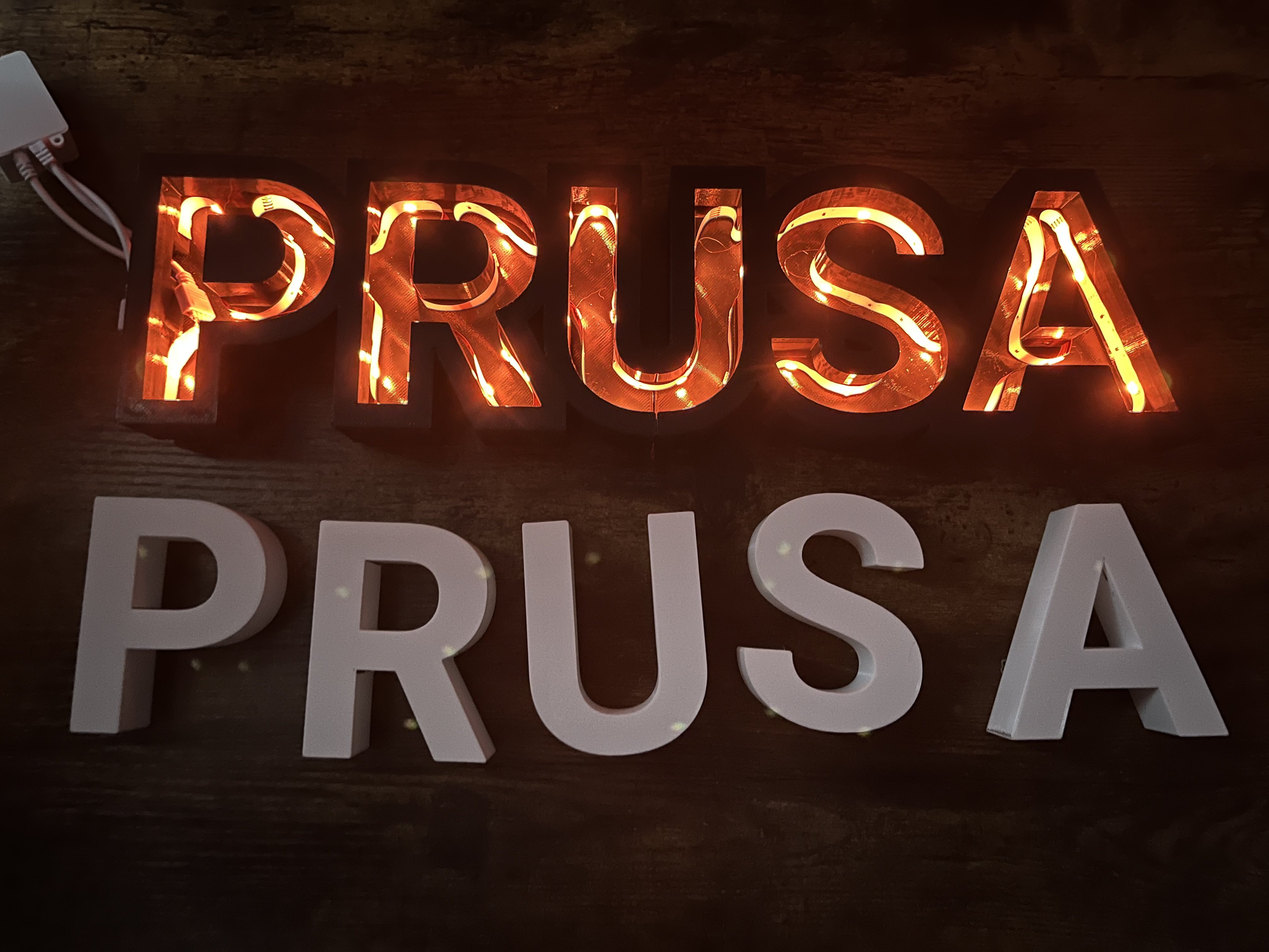 Prusa LED sign by Abram Helveston | Download free STL model ...