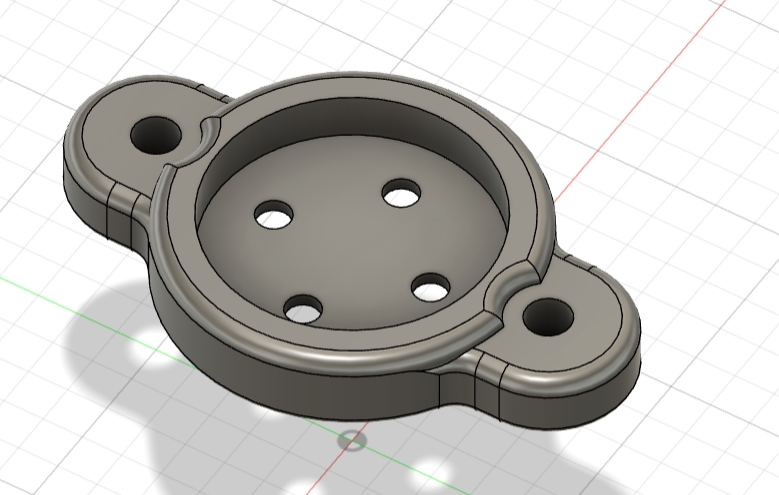 Support pour embase 1/4 de tour Garmin by Etienne75 | Download free STL ...