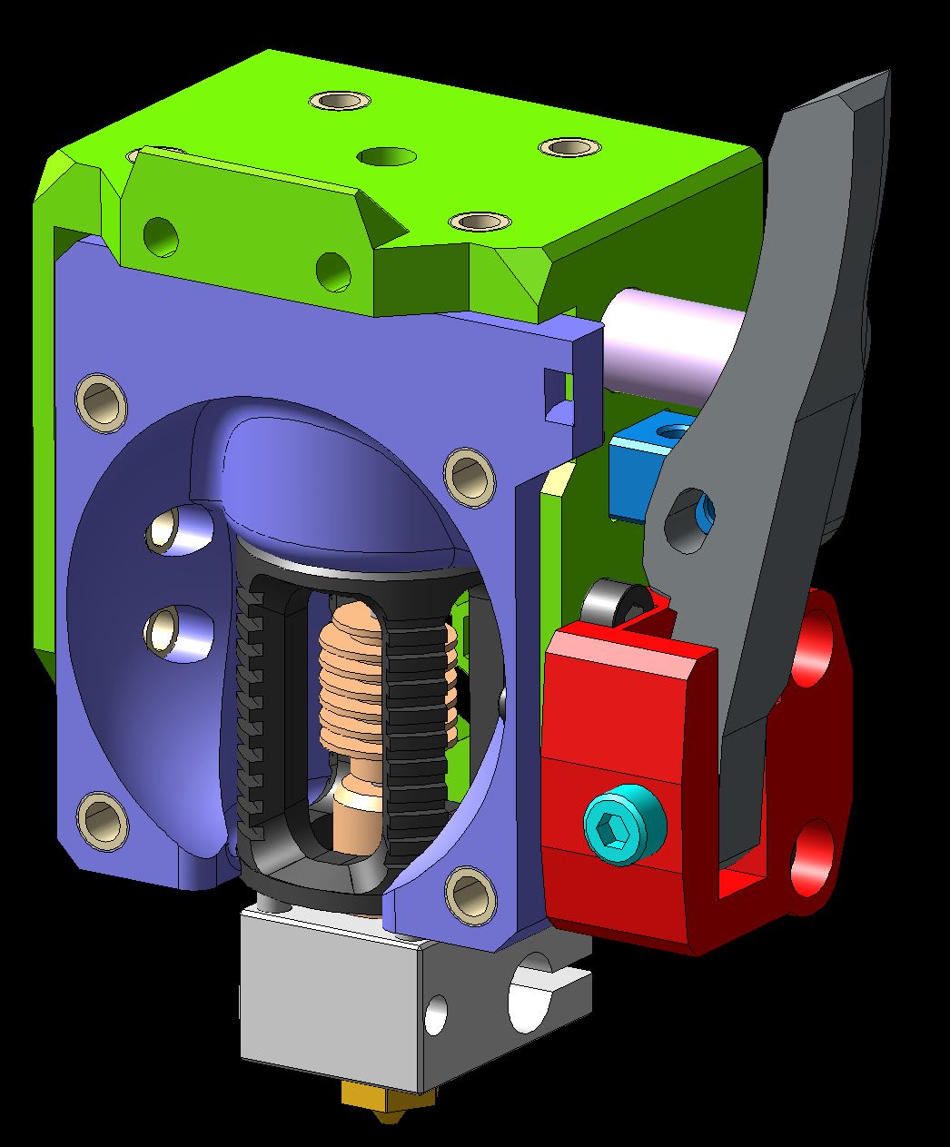 EVA3 FILAMENT CUTTER FOR DRAGON HOTEND/ORBITER2 par billyd | Téléchargez gratuitement un modèle ...