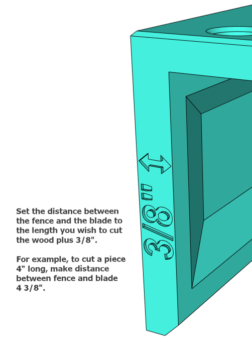 Stop Block for Table Saw by dyeater | Download free STL model ...