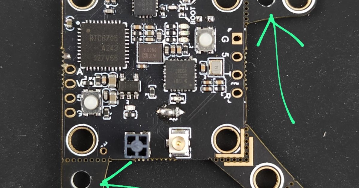 HappyModel Fyujon V2 25.5mm (M2) Mount Hole Drill Jig by nxp200 | Download free STL model ...