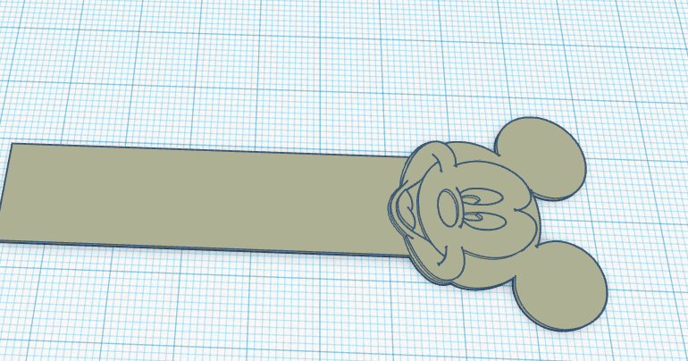 micky mouse book mark by Hello | Download free STL model | Printables.com