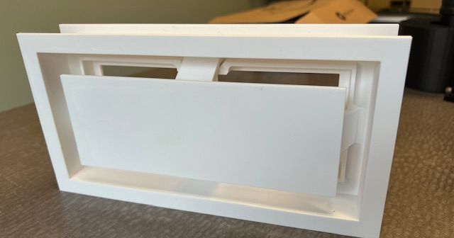 Air intake vent on door with magnetic closure by Metalheadlady ...