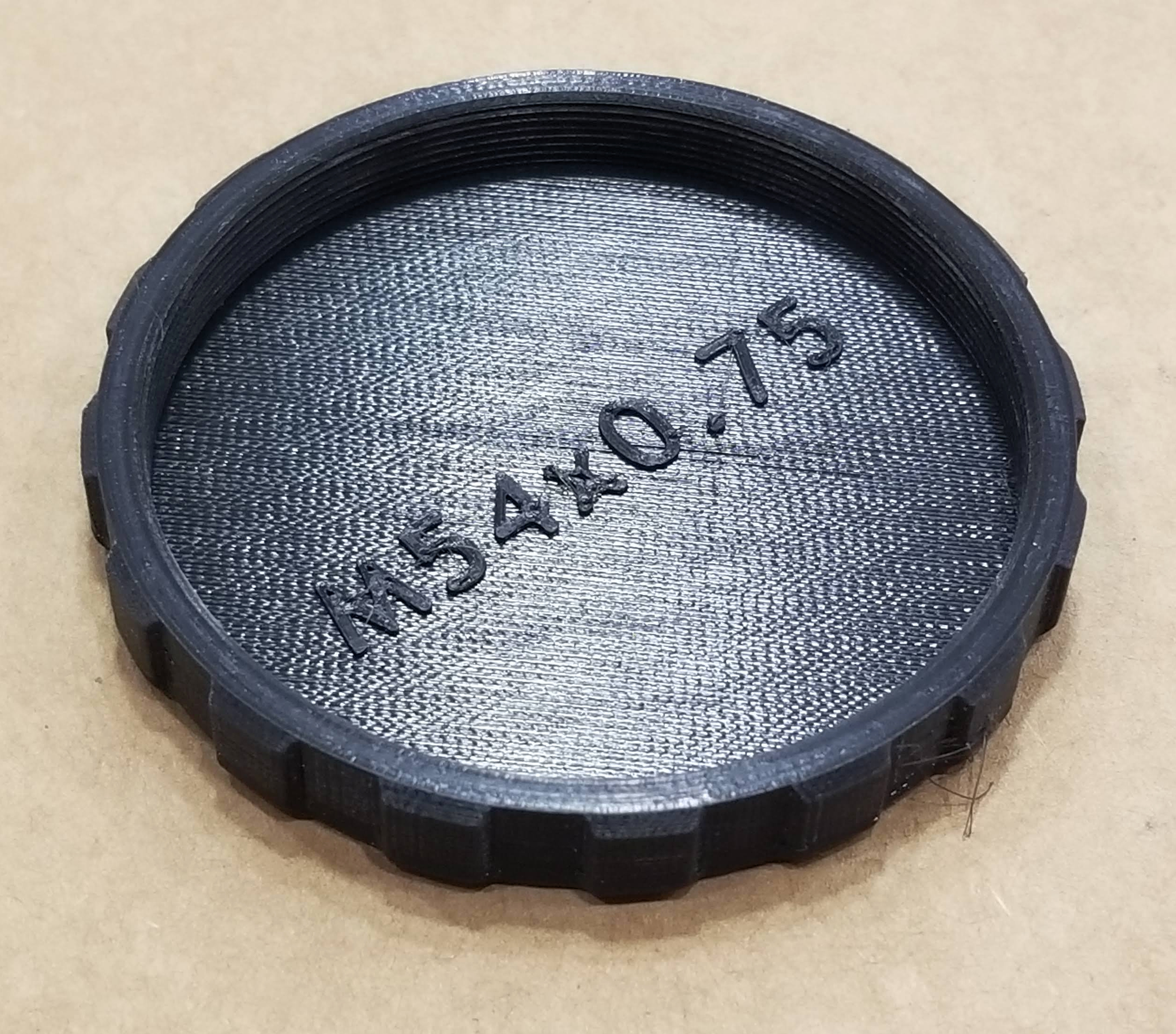 M54x0.75 threaded dust caps, male and female by drhollen | Download ...