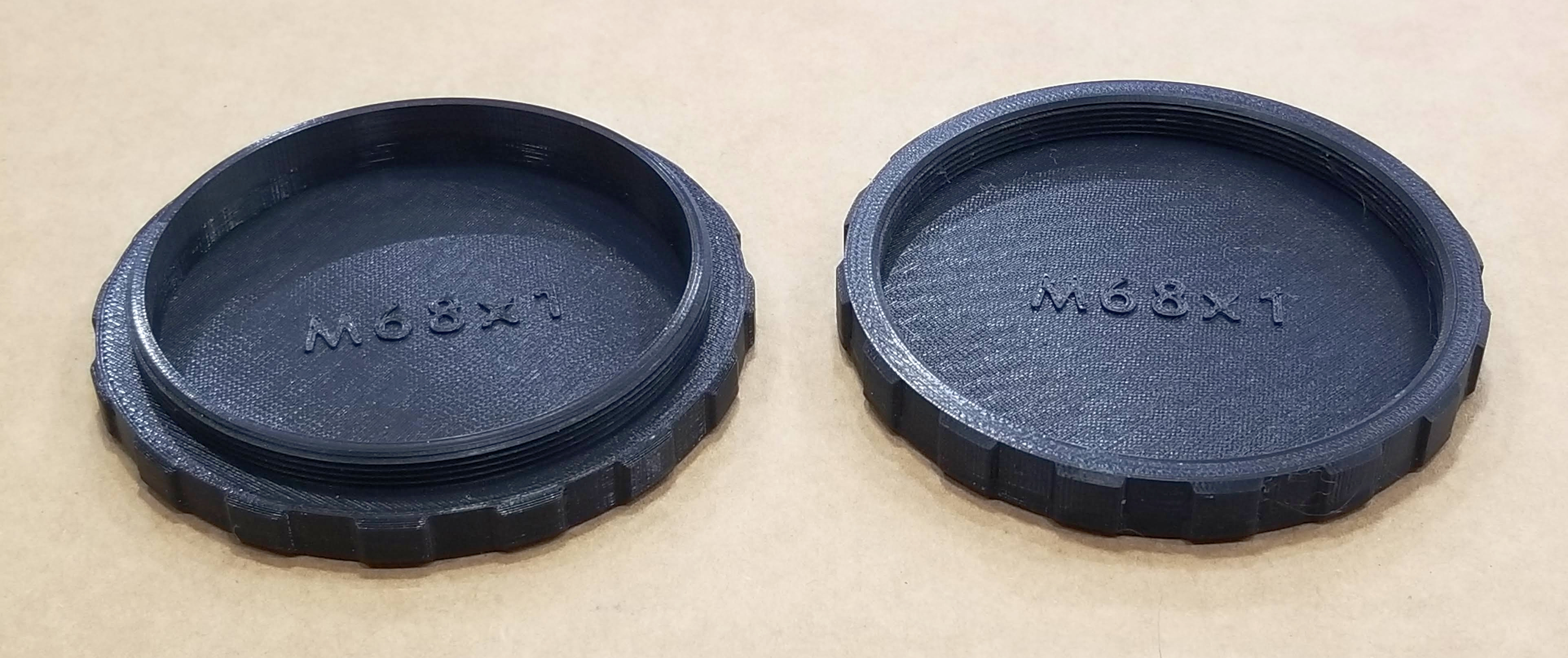 M68x1 threaded dust caps, male and female by drhollen | Download free ...