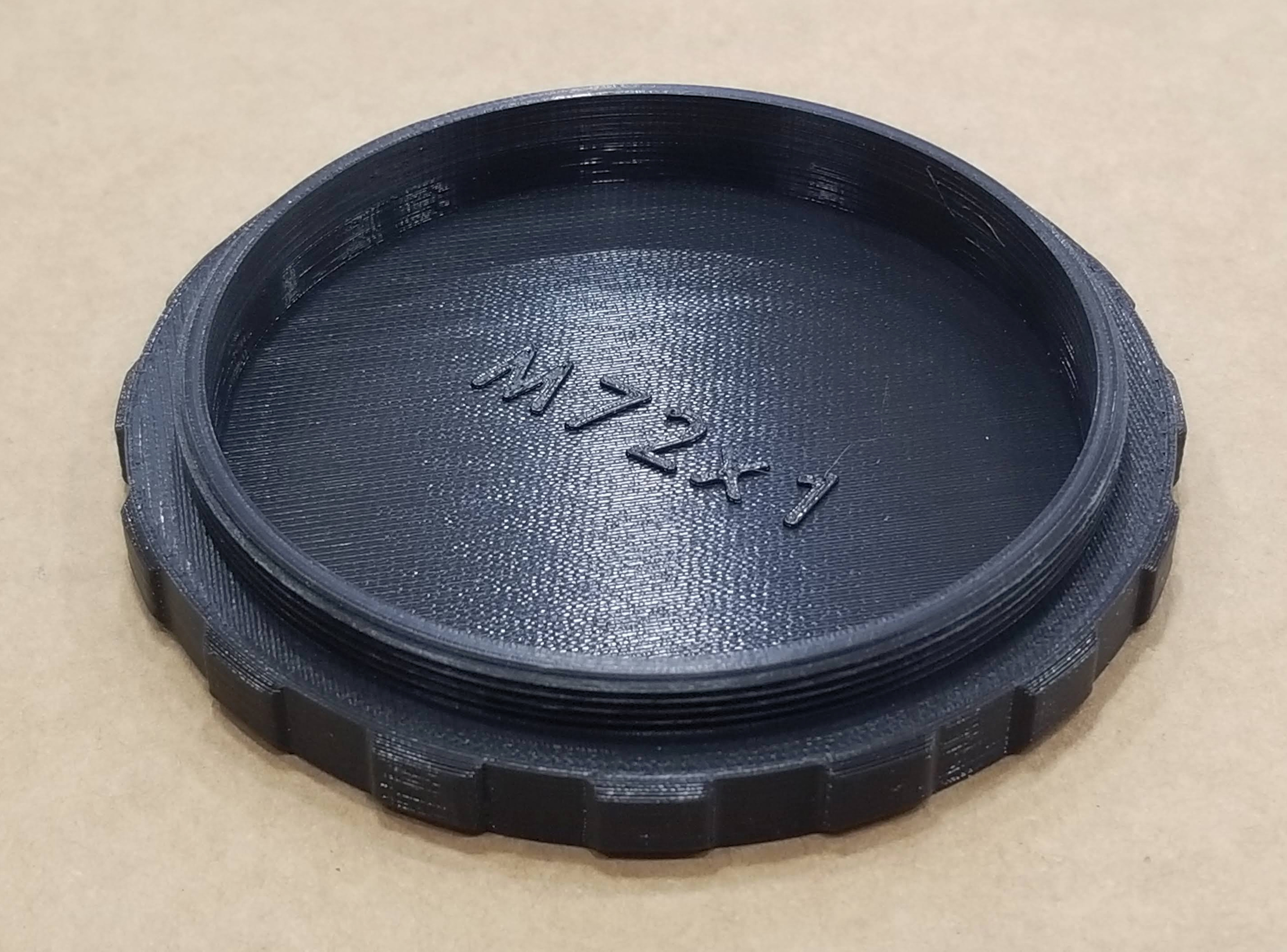 M72x1 threaded dust caps, male and female by drhollen | Download free ...