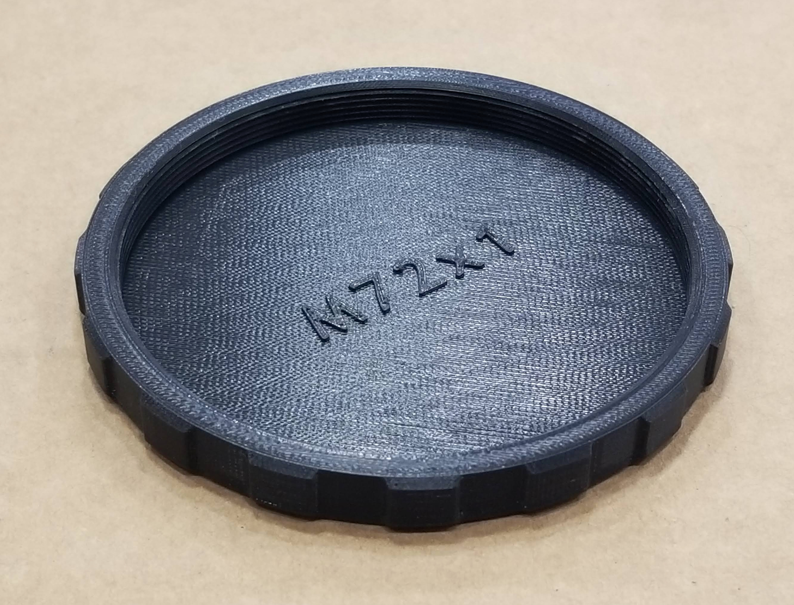 M72x1 threaded dust caps, male and female by drhollen | Download free ...