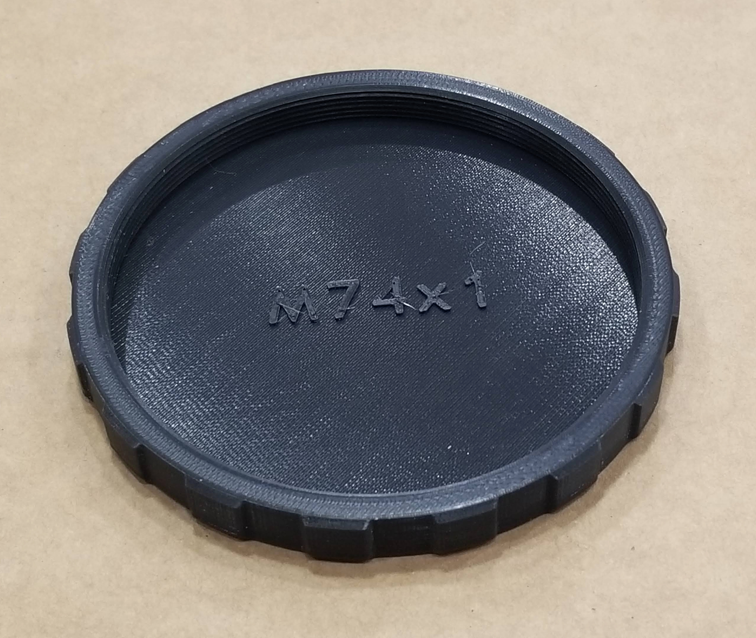 M74x1 threaded dust caps, male and female by drhollen | Download free ...