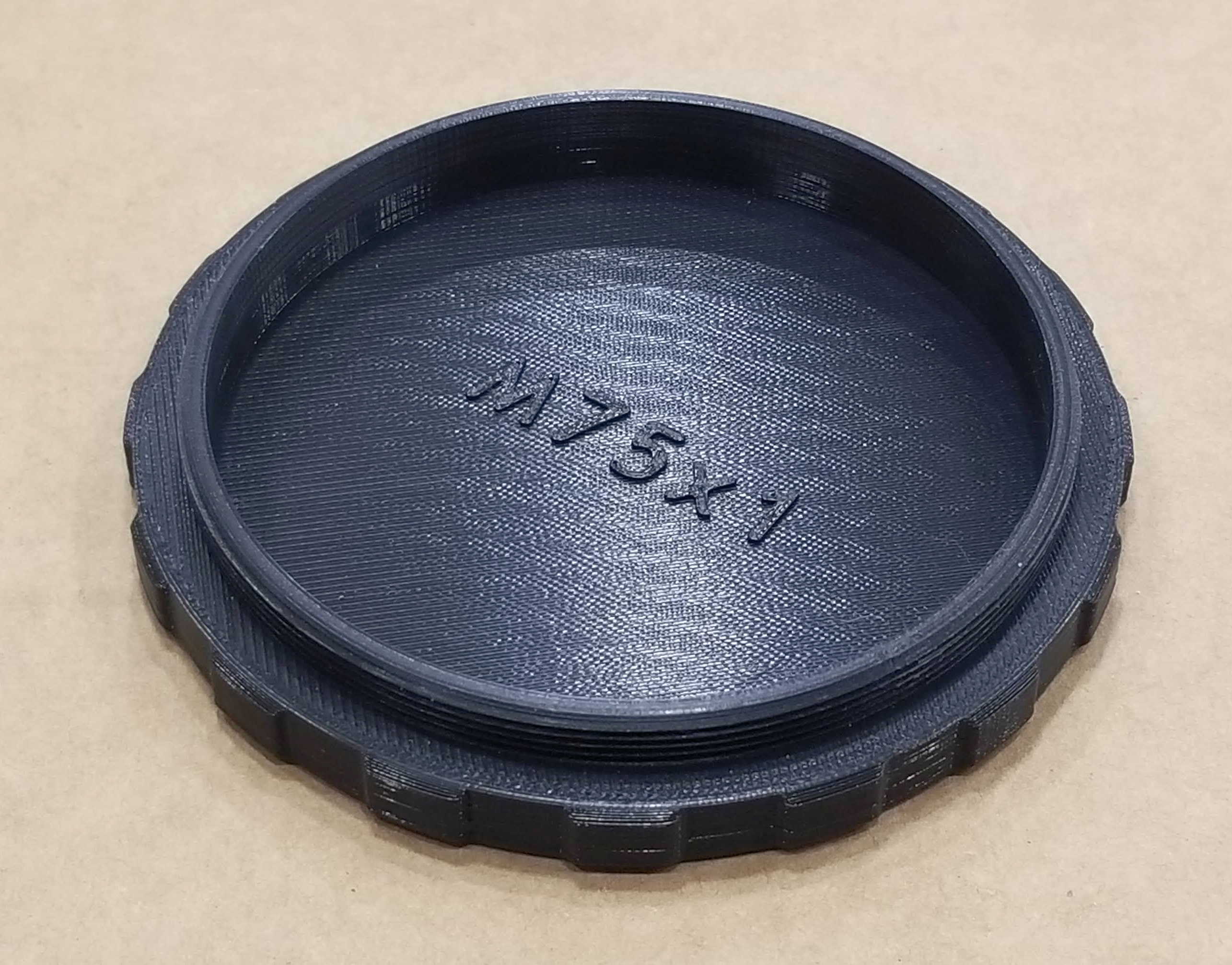M75x1 threaded dust caps, male and female - Feather Touch 3.0" focuser ...