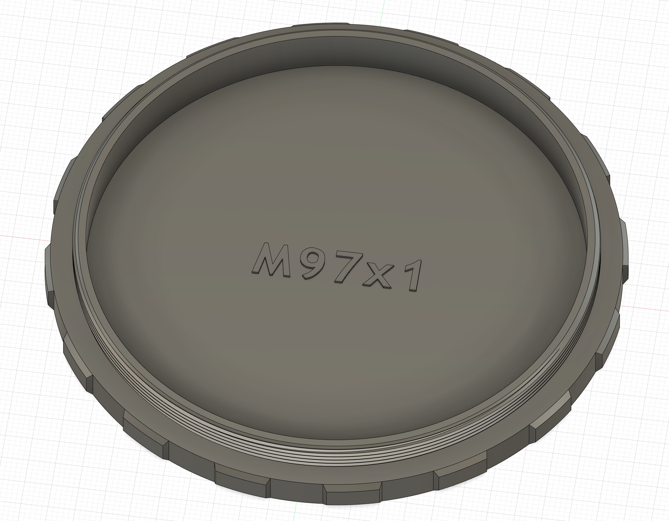 M97x1 threaded dust caps, male and female - Stellarvue by drhollen ...