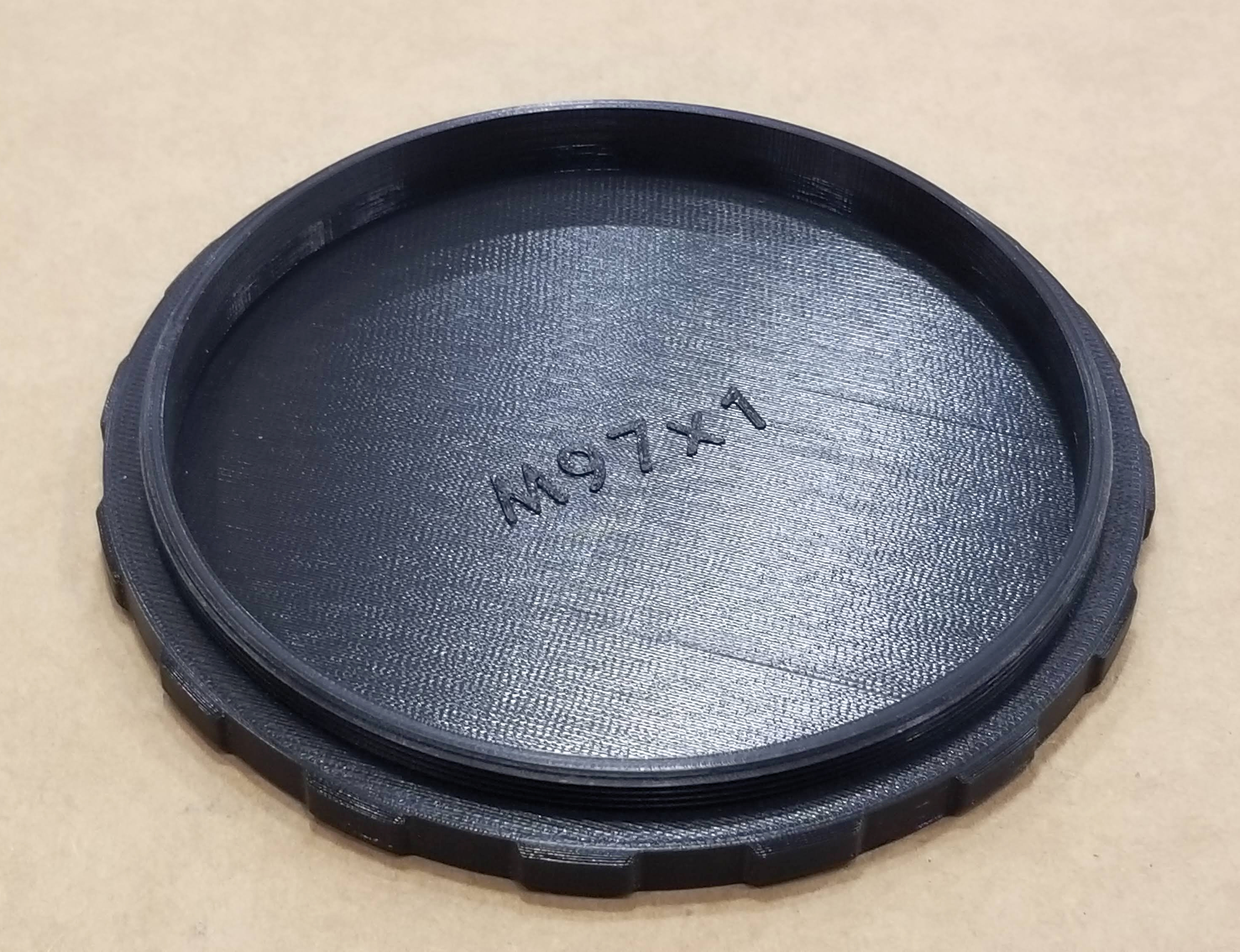 M97x1 threaded dust caps, male and female - Stellarvue by drhollen ...
