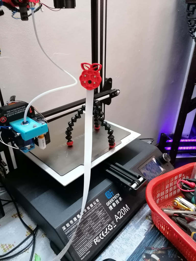 RaspiCam Raspberry camera v1.3 module tripod case by MakanMaker ...