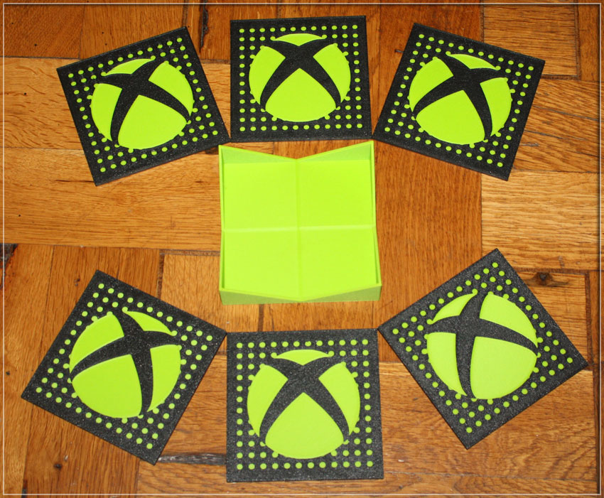 Xbox Coasters by Kalbo | Download free STL model | Printables.com