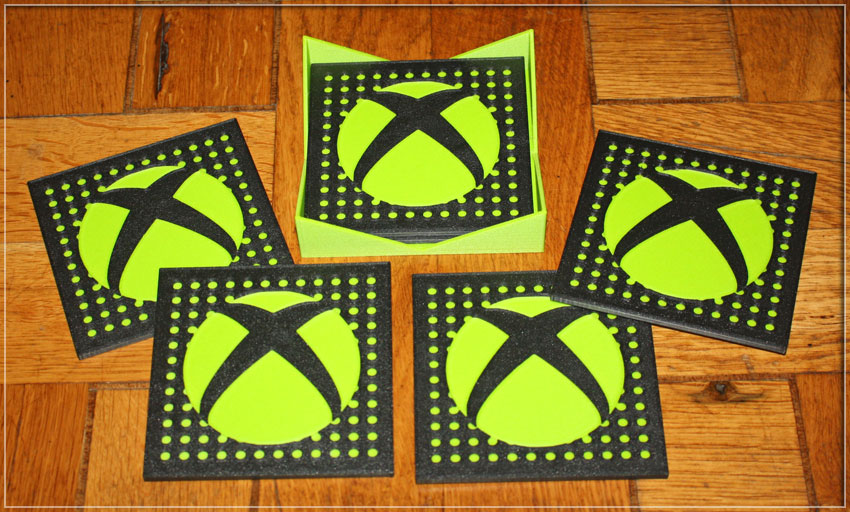 Xbox Coasters by Kalbo | Download free STL model | Printables.com