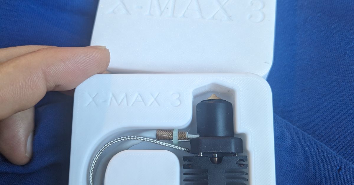 Box for Qidi X-Max 3 Hotend by Christian Putzer | Download free STL ...