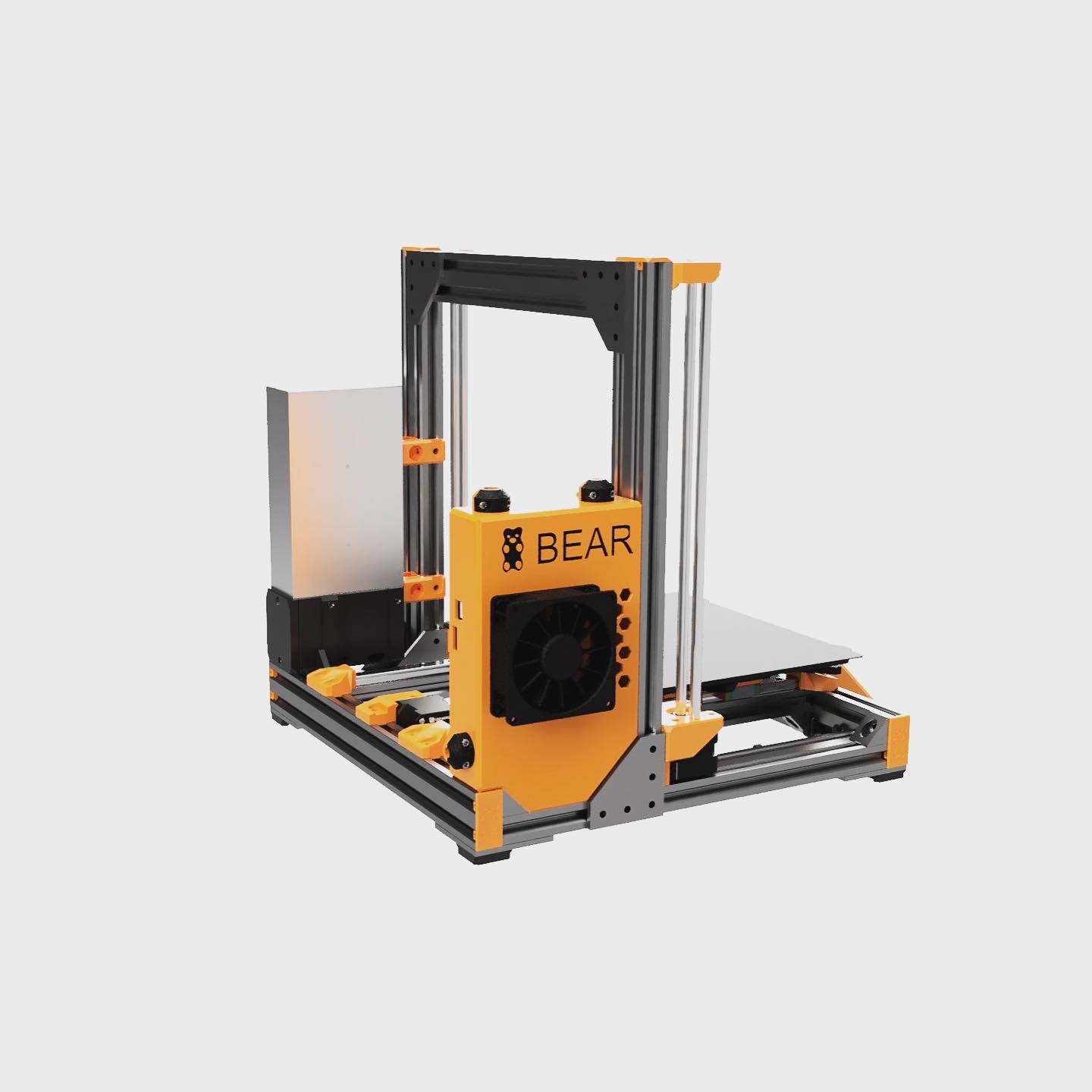 Prusa Bear SKR1.4+Pi0 Case by InnovationWorkstation | Download free STL ...