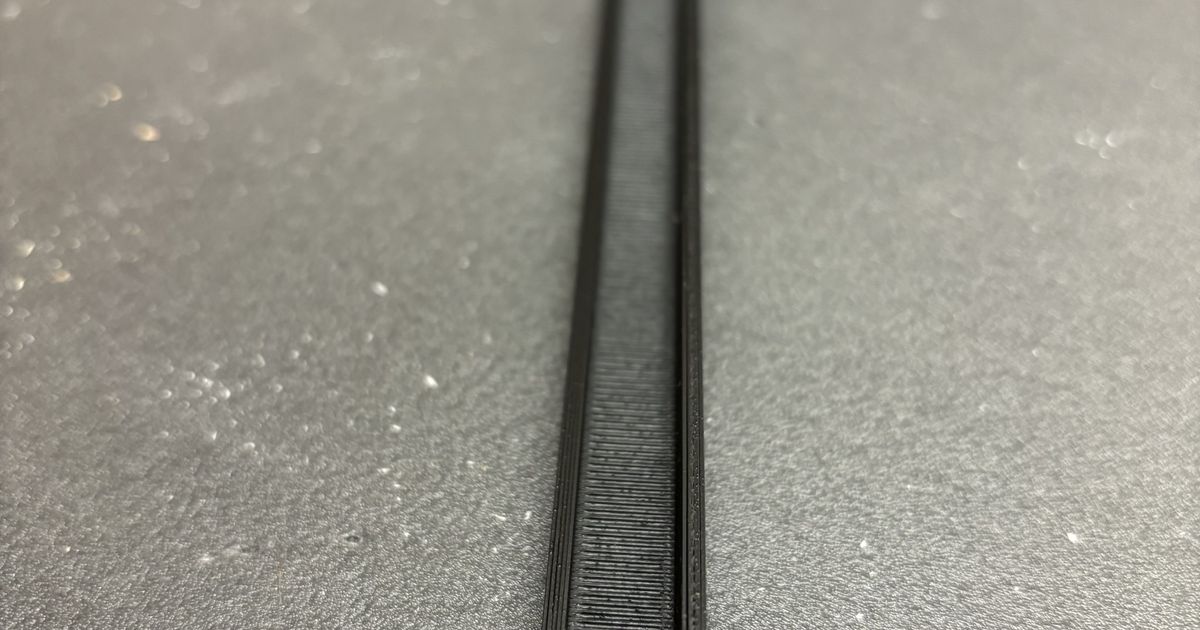 Simple LED Strip Holder by Captain Mike Delta | Download free STL model ...