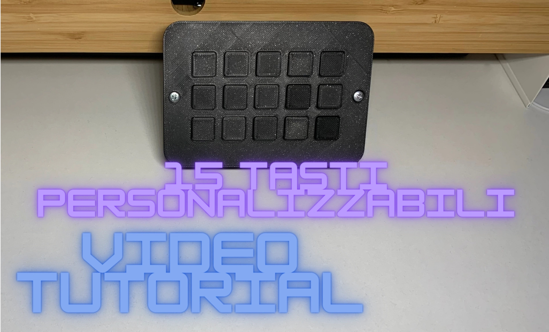 Full customizable keyboard 15 keys (video tutorial) by lorenzo ...