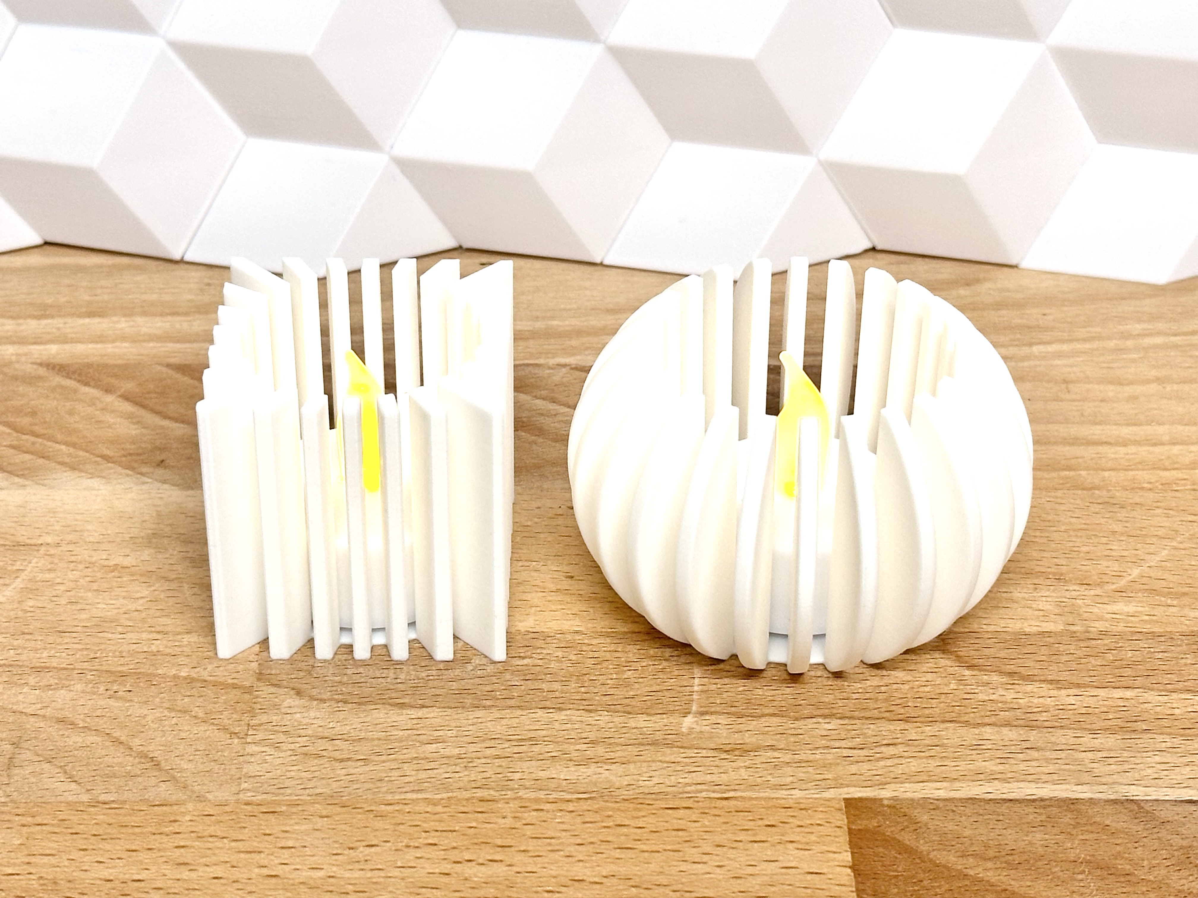 Ribbed Tealight Holder (stand for LED lights with beautiful shadows) by ...