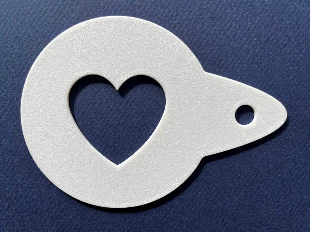 Heart coffee stencil by Agata | Download free STL model | Printables.com