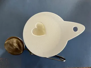 Heart coffee stencil by Agata | Download free STL model | Printables.com