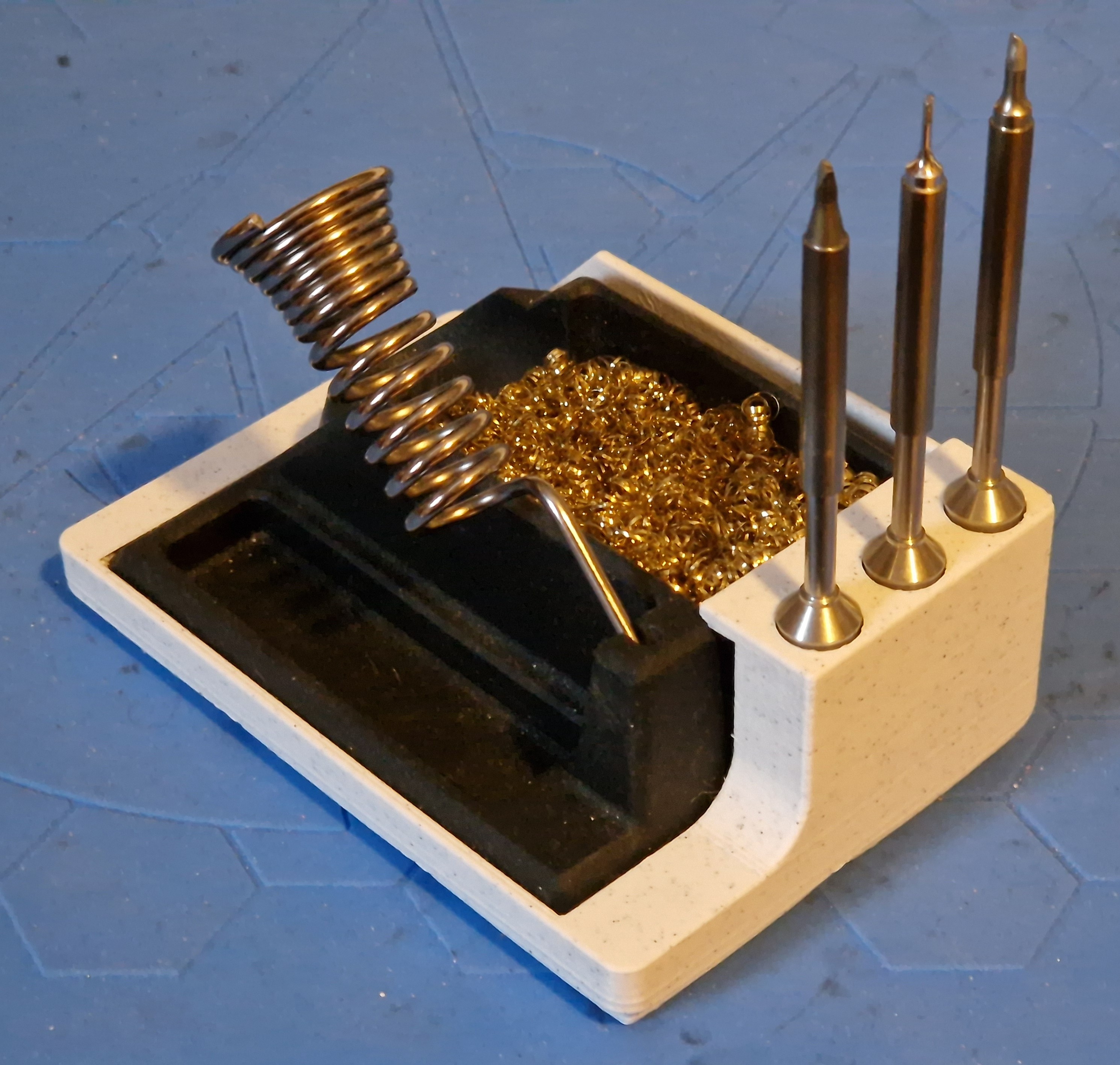 Gridfinity Ersa Pico Holder w/ TS100/Pinecil Tip Storage by Dakoriki ...
