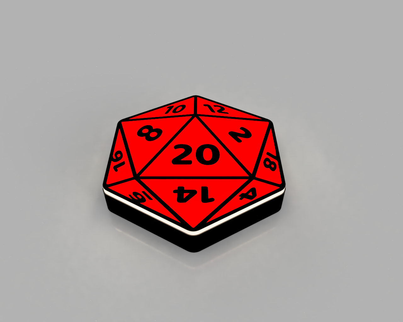 D20 Dice Lightbox Lamp - D&D by Valda3D | Download free STL model ...