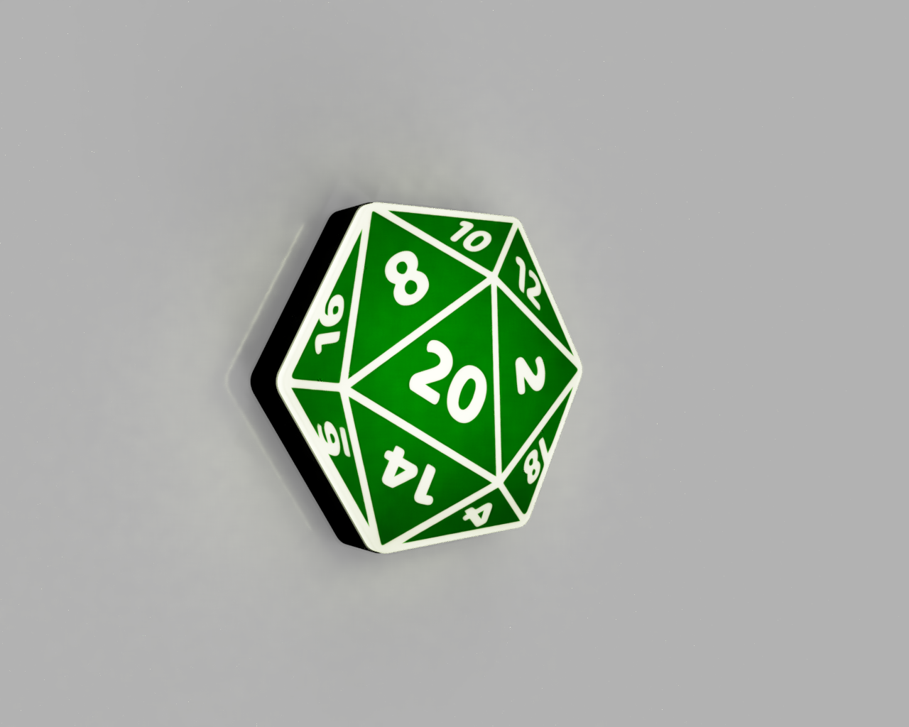 D20 Dice Lightbox Lamp - D&D by Valda3D | Download free STL model ...