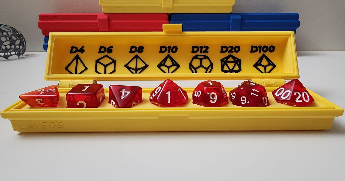 Dice Case v2 (w/ dice guide) by prime layers | Download free STL model ...
