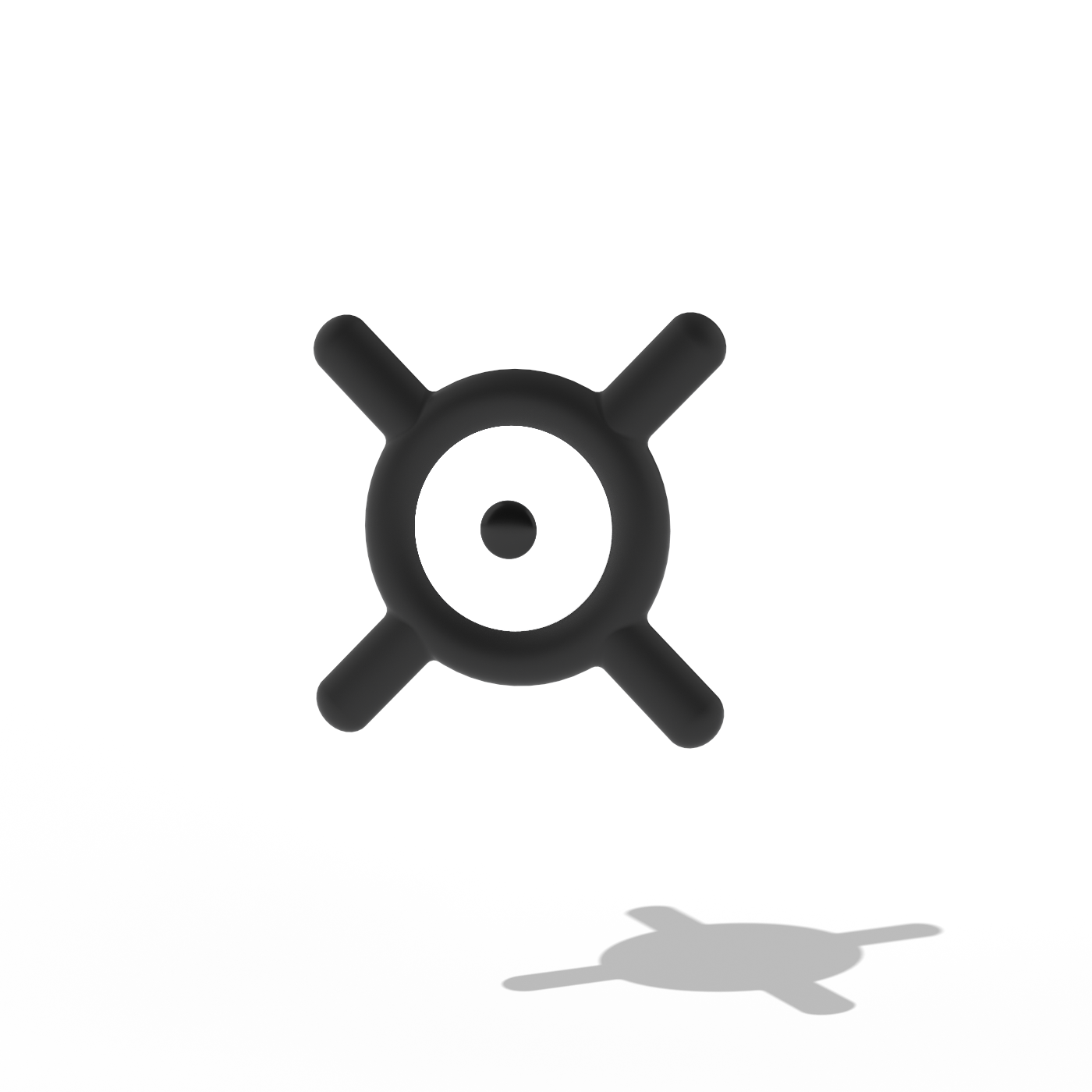 Pokémon Unown X by ZhangarG | Download free STL model | Printables.com